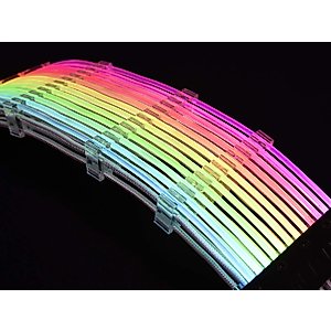 Lian Li Strimer RGB PSU Cable black, 24 Pin Strimmer