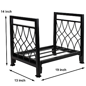 Mini Ash Bucket with Lid + Firewood Rack Indoor