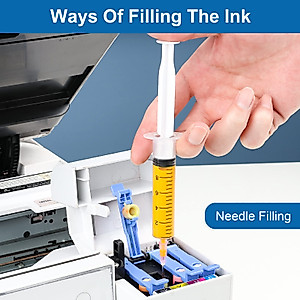 Xcinkjet Sublimation Ink Refilled for Epson C88 C88+ WF7720 ET2720 WF7710 ET2650 ET2750 WF2750 WF3620 Printer(1*Black 1*Cyan 1*Magenta 1*Yellow,4-Pack)