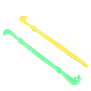 Fishing Knot Hook Tier Tool Set, Fishing Hook Tier Line Tying Tool with Sub-line + 2 PCS Single&Double Hook Fast Knot Tyer Tool Fishing Tackle Accessory