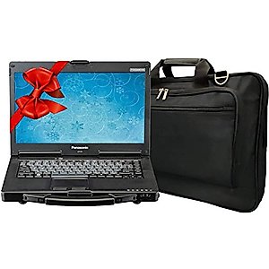 Panasonic Toughbook CF-53 Laptop PC, Intel i5-2520M 2.5GHz, 16GB RAM, 1TB SSD, Windows 10, Touchscreen, Laptop Bag (Renewed)