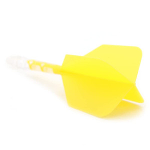 CUESOUL ROST T19 Yellow-Say Goodbye to Falling Dart Flight,Integrated Dart Shaft and Flights Red Big Wing Shape L Size