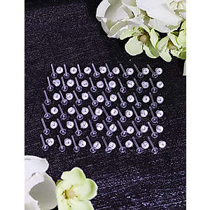 Ocptiy Clear Plastic Earring Stud Retainer Set Acrylic Silicone Invisible Earrings Post 20G Bioflex Flat Ear Tragus Cartilage Helix Earring Pin Ring Spacers Piercing Jewelry Men Women Work Sport