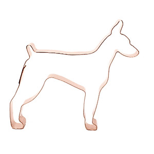 No. 1 Doberman Pinscher Copper Dog Cookie Cutter