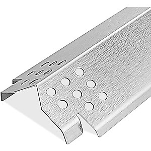 Dongftai SG20-0888Z (4-Pack) Heat Shield and Grill Burner Replacement Parts for Nexgrill 4 Burner 720-0830H, 720-0783E, 720-0830D, 720-0888N, 720-0888 Grill Burner Tube and Heat Plates Shield Tent