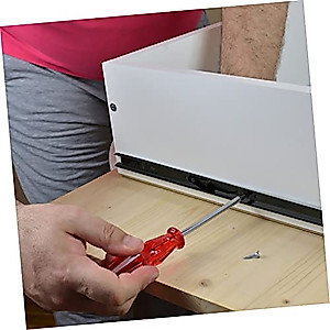 Tofficu 1 Pair Keyboard Rails Plastic Pallet Computer Desk Accessories PC Keyboard Drawer Slides Bearing Keyboard Tray Slide Rail Under Desk Tray Keyboard Rack Computer Drawer Tray Ball