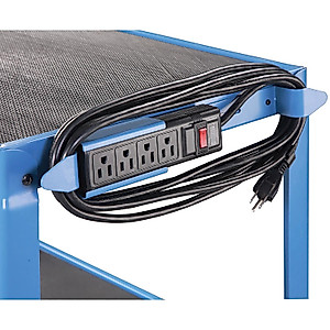 Global Industrial Steel Audio Visual & Instrument Cart Blue