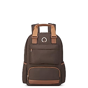 DELSEY PARIS Legere Laptop Travel Backpack, Chocolate Brown