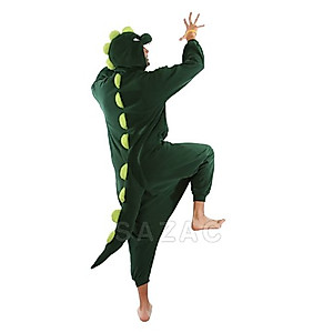 SAZAC Dinosaur Kigurumi - Onesie Jumpsuit Halloween Costume