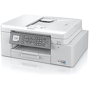 Brother INKvestment Tank MFC-J4335DW Wireless Color All-in-One Inkjet Printer - Print Copy Scan Fax - 20 ppm, 4800 x 1200 dpi, 8.5" x 11", Auto Duplex Printing, 20-Sheet ADF, Wulic Printer Cable