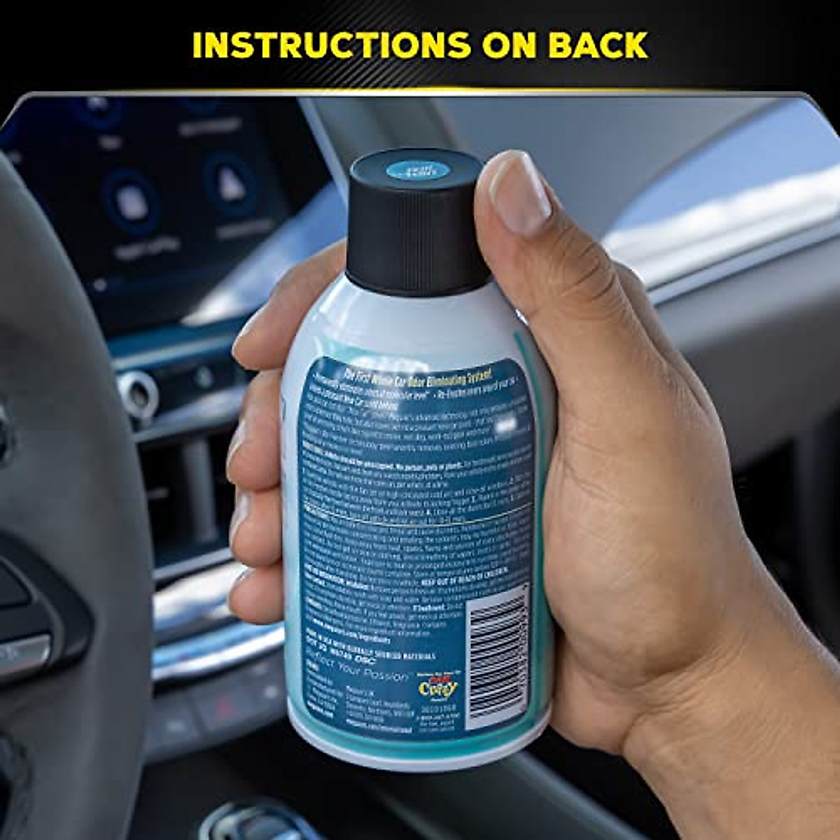 Meguiar's G16402 Whole Car Air Re-Fresher Odor Eliminator Mist, New Car Scent, 2 Fluid Ounces