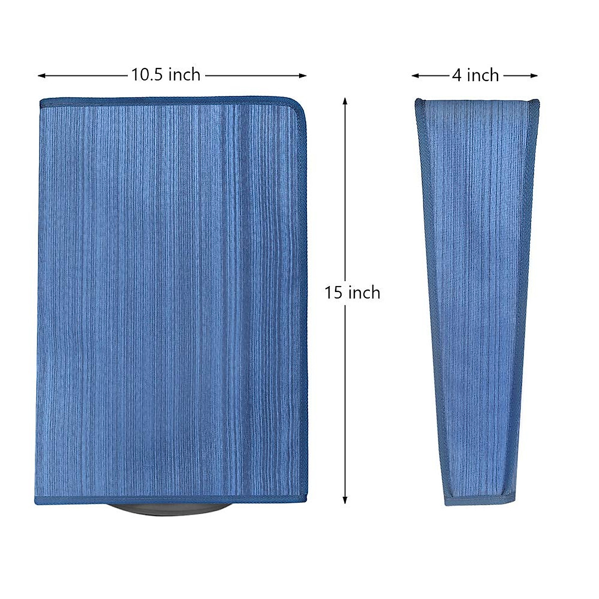 SHIYETA Dust Cover Soft Thick Cover Sleeve for Playstation 5 Console Digital Edition & Regular Edition, Anti Scratch Waterproof Cover Sleeve -Easy Access Cable Port (Blue)