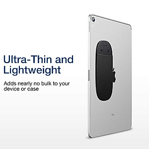 ESR Slim Mouse Holder, Case for Magic Mouse, with Reusable Adhesive, No Glue Residue, Compact Elastic Pouch/Carrying Sleeve, Can Be Attached to iPad or MacBook, Black