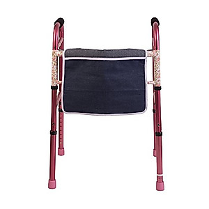 DMI Universal Walker Bag, Single Pocket Carry-All Pouch, Easy to Attach and Fold, Durable, Machine Washable, 12.5 to 15 Inches