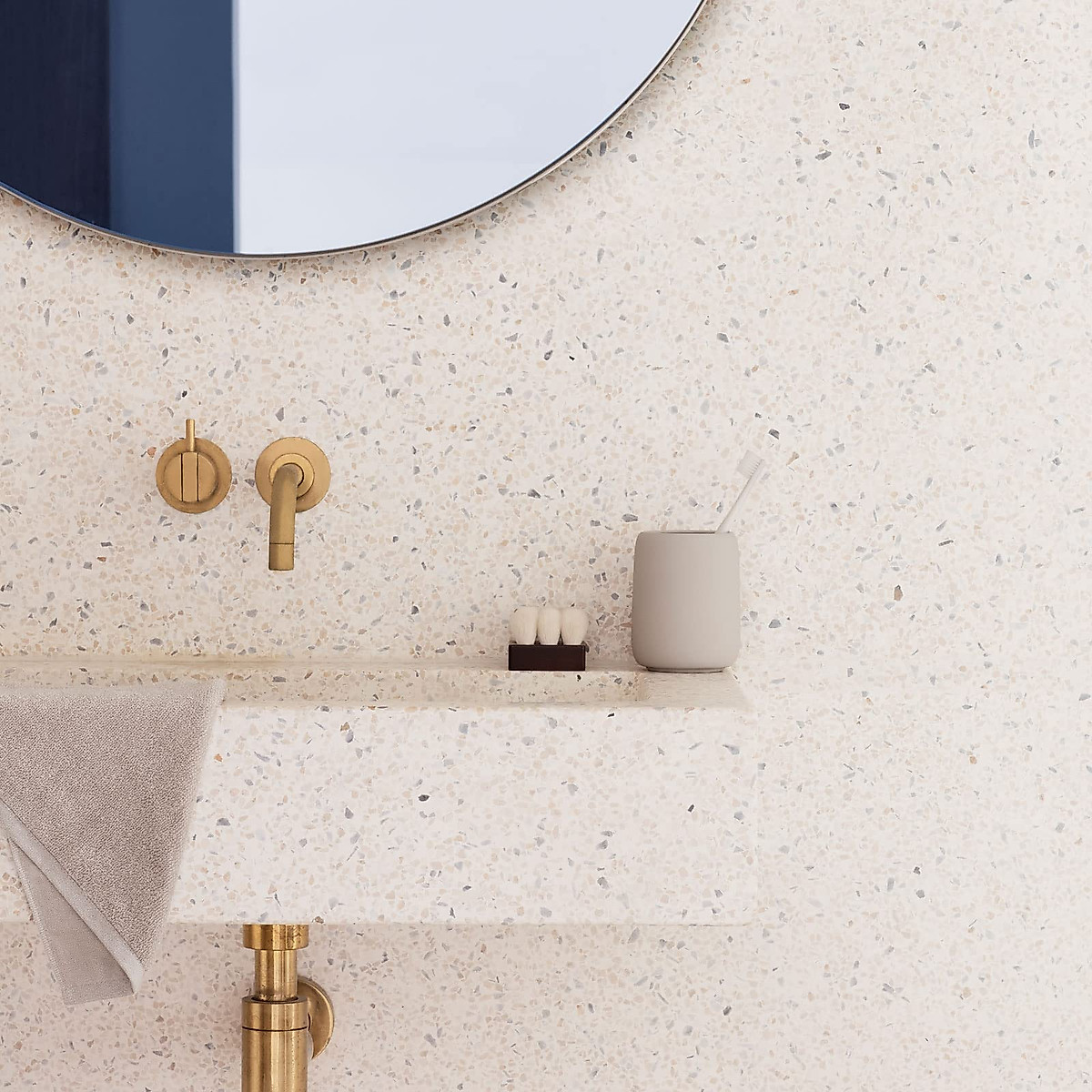 blomus SONO Bathroom Tumbler - Moonbeam (cream)