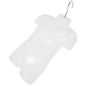 Mannequin Torso, Dress Form Hollow for Hanging, Use at Craft Shows, Photos or Display, White