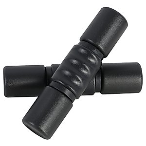 RANMING Twist Shaker ABS Double Row Shakers Percussion Instruments Medium Volumelatin Percussion Instruments for Accompaniment,Studio,Band,Drummers(Black)