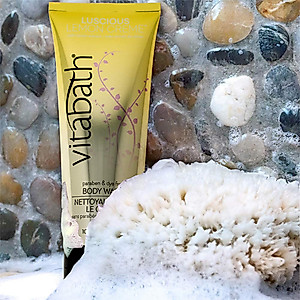 Vitabath Luscious Lemon Creme Body Wash for Unisex - 10 oz Body Wash