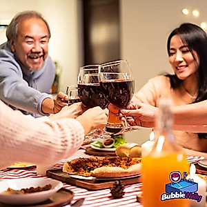 Giant Wine Glass Oversized (40 oz | 1.2L | Acrylic Plastic) - Big Wine Glass that Holds a Bottle of Wine | Wine Glass for Whole Bottle | Huge Full Bottle of Wine Glass