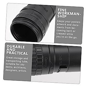 Tofficu 2pcs Telescopic Painting Tube Plastic to Go Containers Expandable Storage Tube Extendable Poster Tubes