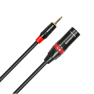 Rannsgeer 3.5mm TRS Stereo to XLR Male 3 Feet Cable (3 Ft 2 Pack)