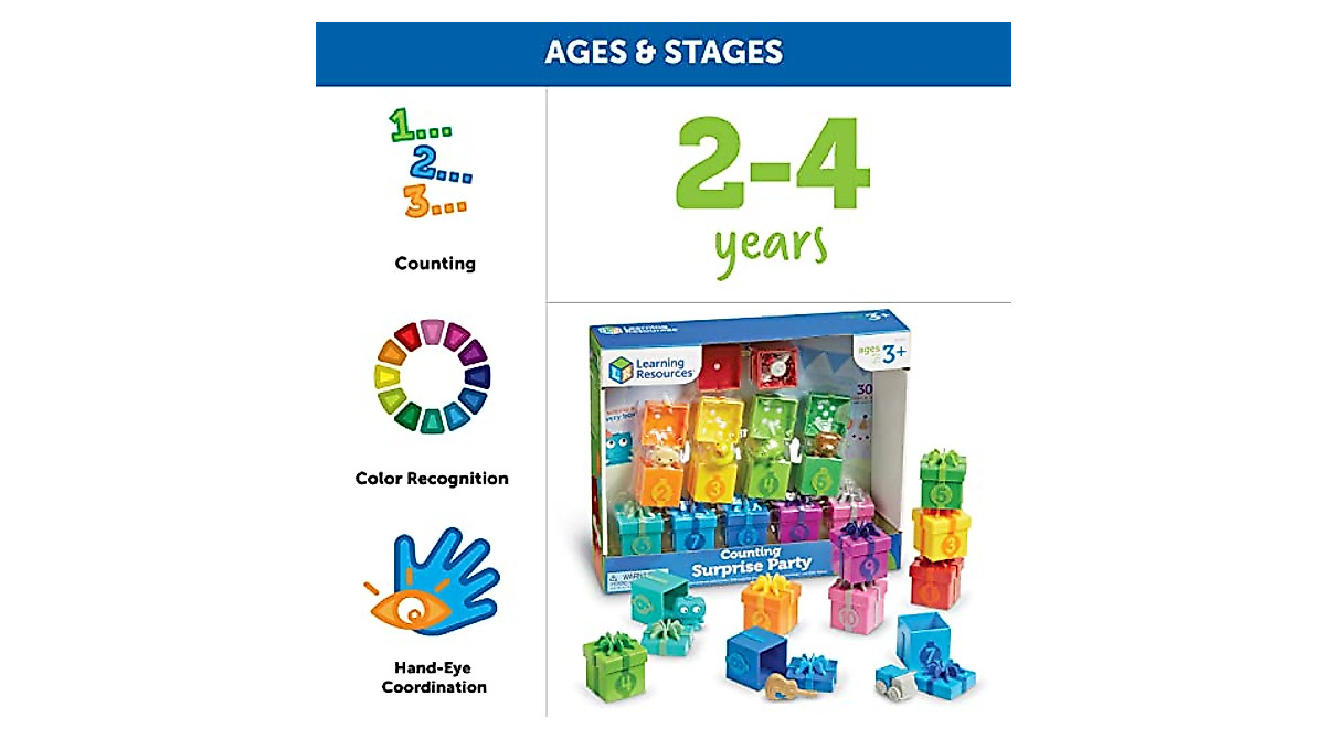 Count & Sort with Learning Resources Surprise Party