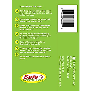 Easy Chipmunk Trap (2 Pack)