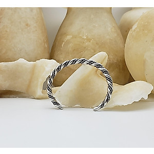 MUSEUM REPRODUCTIONS Viking Twisted Rope Cuff Bracelet