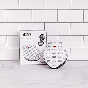 Uncanny Brands Death Star Mini Waffle Maker - Star Wars Small Kitchen Appliance