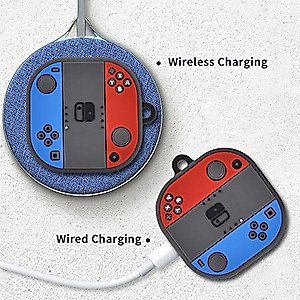 QINGQING Switch Case Compatible with Samsung Galaxy Buds 2 Pro Case (2022) / Galaxy Buds 2 Case (2021) / Galaxy Buds Pro Case (2021) / Galaxy Buds Live Case, Cute 3D Cartoon for Kids Girls Teens Boys