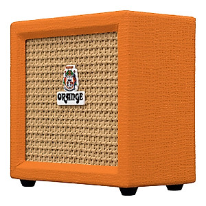 Orange Crush Mini Guitar Combo Amplifier Bundle with Power Supply, Instrument Cable, 24 Picks, and Austin Bazaar Polishing Cloth