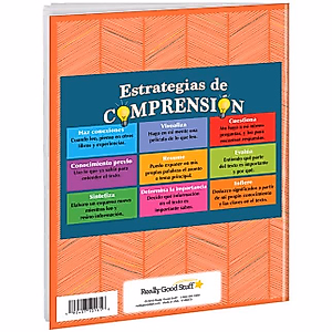Really Good Stuff Activities for Spanish Reading Comprehension Journals (Actividades de comprensión lectora) - 12 journals