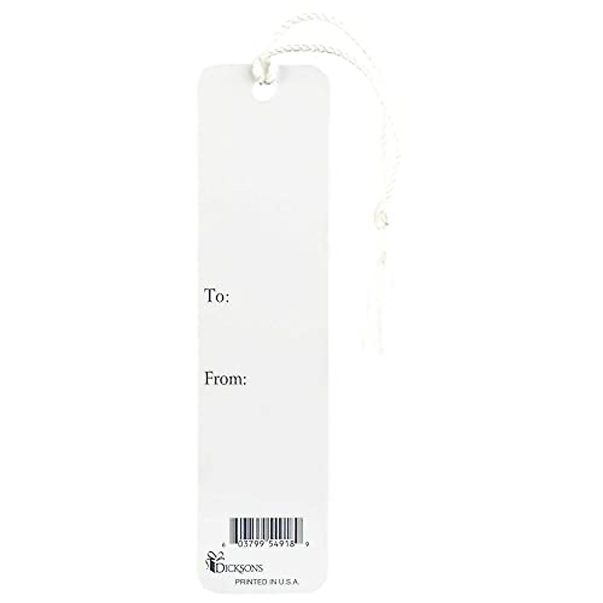 Kind Words Like Honey Sweet White 2 x 6 Paper Keepsake Bookmark with Tassle Pack of 12