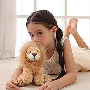 Apricot Lamb Toys Plush Yellow Plush Lion Stuffed Animal Soft Cuddly Perfect for Child （Yellow Lion ，8 Inches