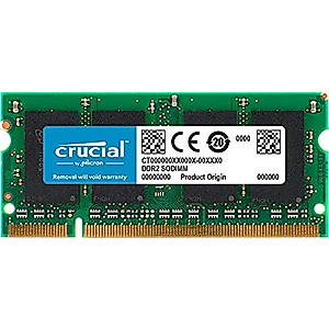 Crucial 2GB Upgrade for a Dell Inspiron Mini 10 (1012) System (DDR2 PC2-6400, Non-ECC,)
