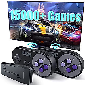 Fadist Retro Game Console, Built in 15000 Classic Games, 4K HD Output,with 2 Ergonomics Controllers, Plug and Play Game Console, Ideal Gift for Kids, Adult, Friend, Lover