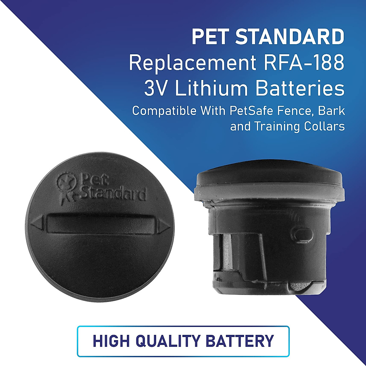 PetSafe Compatible RFA-188 Replacement Batteries (5-Pack)