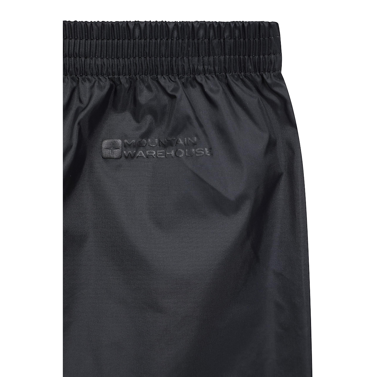 Mountain Warehouse Pakka Womens Waterproof Rain Over Pants - Packaway Bag Black 8