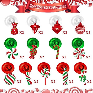 Funrous Christmas Peppermint Candy Hanging Decorations Christmas Candies Ceiling Hanging Swirls Xmas Party Ceiling Whirl Streamers for Home Winter Holiday Christmas Party (Red White Green)