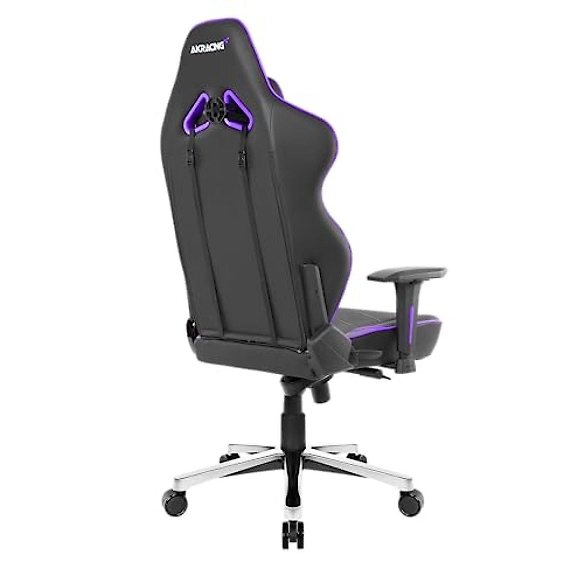 AKRacing Masters Series Max Gaming Chair with Wide Flat Seat, 400 Lbs Weight Limit, Rocker and Seat Height Adjustment Mechanisms - Indigo