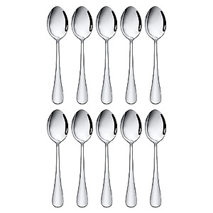 Hosybal Crab Stainless Steel Forks,Escargot Forks 2 Prong Tasting Appetizer Forks Portable Cocktail Salad Fruit Forks Small Appetizer Demitasse Spoons Salad Dessert Coffee Cocktail Espresso Flatware