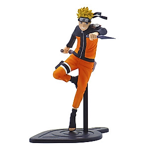 ABYSTYLE Studio Naruto Uzumaki SFC Figure010 Collection 6.5" Tall. Collectible Figure Holding 2 Kunais Anime Manga Statue Great for Gift and Fan Collectors