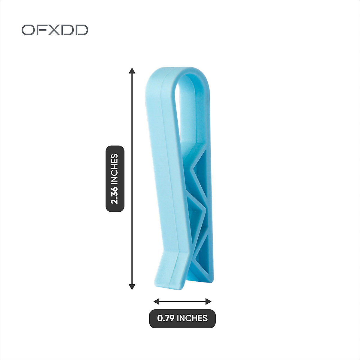 Trash Bag Clips 4 Pcs - Fixation Trash Bag Holder for Trash Can - Anti-Slip Garbage Can Clips Plastic for Kitchen, Washroom