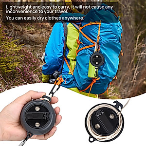 Zmains Retractable Clothesline Outdoor, Adjustable 32.8ft Travel Clothesline Portable Clothesline for Outdoor/Indoor Laundry Rope with 10pcs Stoppers 20pcs Windproof Clothespins 4pcs Hooks