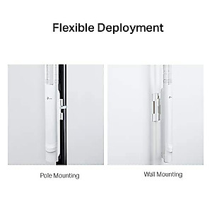 TP-Link EAP110-Outdoor V3 | Omada N300 Wireless Outdoor Access Point | WiFi Coverage up to 200 meters| Passive PoE w/ Free PoE Injector | SDN Integrated | Cloud Access & Omada App | White