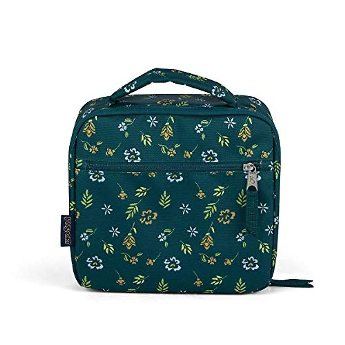 JanSport Lunch Break Insulated Cooler Bag - Leakproof Picnic Tote, Embroidered Floral