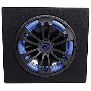 Rockville RVB12.1A 12 Inch 500W Active Powered Car Subwoofer+Sub Enclosure Box