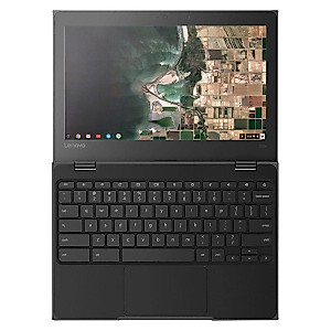 Lenovo Chromebook 100e 2nd Gen 11.6" HD Notebook Computer, Intel Celeron N4020 1.10GHz, 4GB RAM, 32GB eMMC Flash Memory, Chrome OS, Black