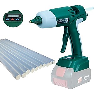 Cordless Hot Melt Glue Gun for Bosch 18-20V Li-ion Battery Repair DIY Tool Set With 10 Glue Sticks Power Tool Glue Gun(not include battery)