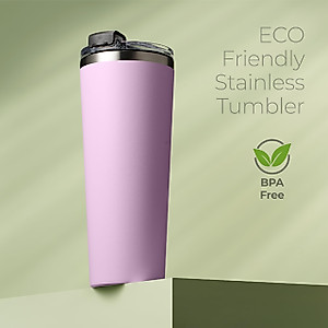 SIPX™ Triple-Insulated Tumblers - 22oz. Premium Modern Tumbler With Lid, insulated Cup Keeps Hot For 6 Hours, Stainless Steel Tumbler Made Of Sustainable Material, Coffee Travel Mug For Home & Office